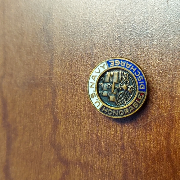 Vintage | Accessories | Vintage Us Navy Honorable Discharge Pin | Poshmark